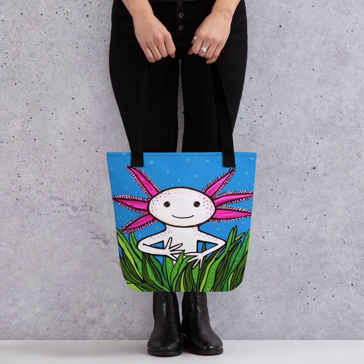 Axolotl Tote Bag - Claudine Intner